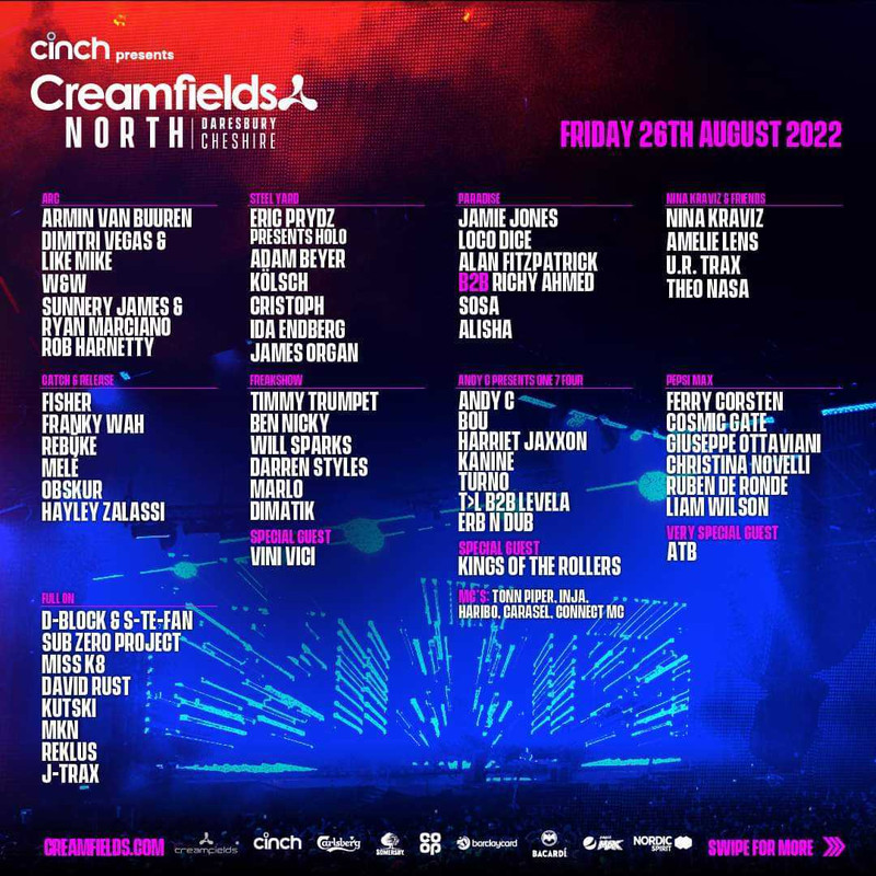 Creamfields North 2022 | Tickets & Line Up | Skiddle