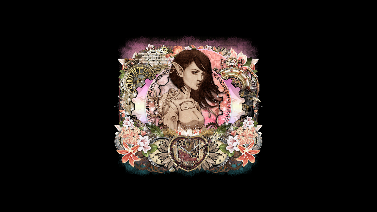 Steampunk Babe Wallpaper169 AKK20 — Postimages