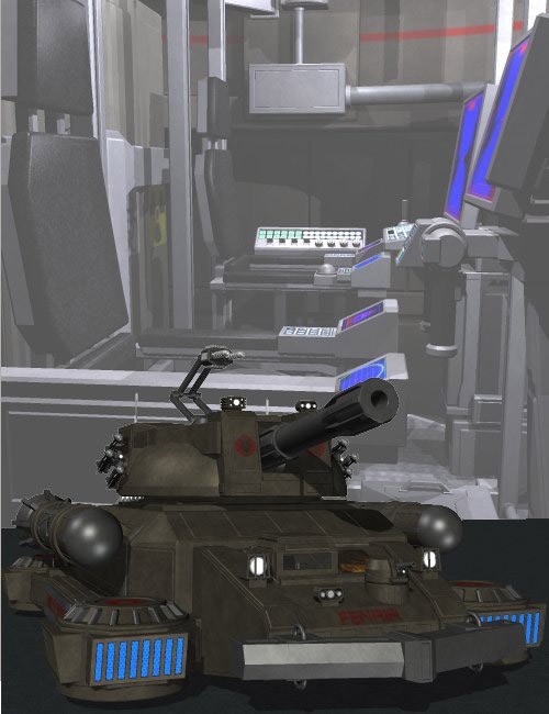 Fenrir Grav Tank 2025 - Free Daz 3D Models