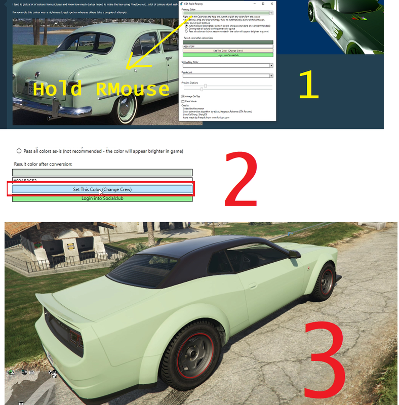 Custom Color Tool - GTA Rapid Respray - Vehicles - GTAForums