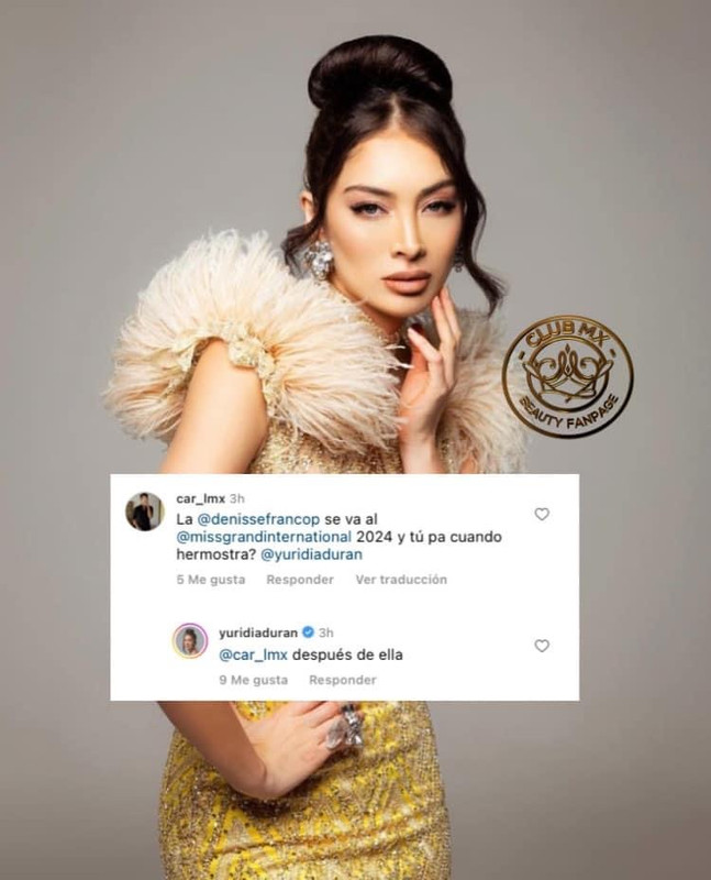 YURIDIA DURAN HACE OFICIAL RUMBO A MISS GRAND MEXICO! - Reinas de ...