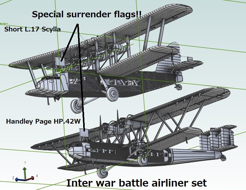 1/48 & 1/72 - Short L.17 Scylla & S.17 Kent by One Man Model (3D ...