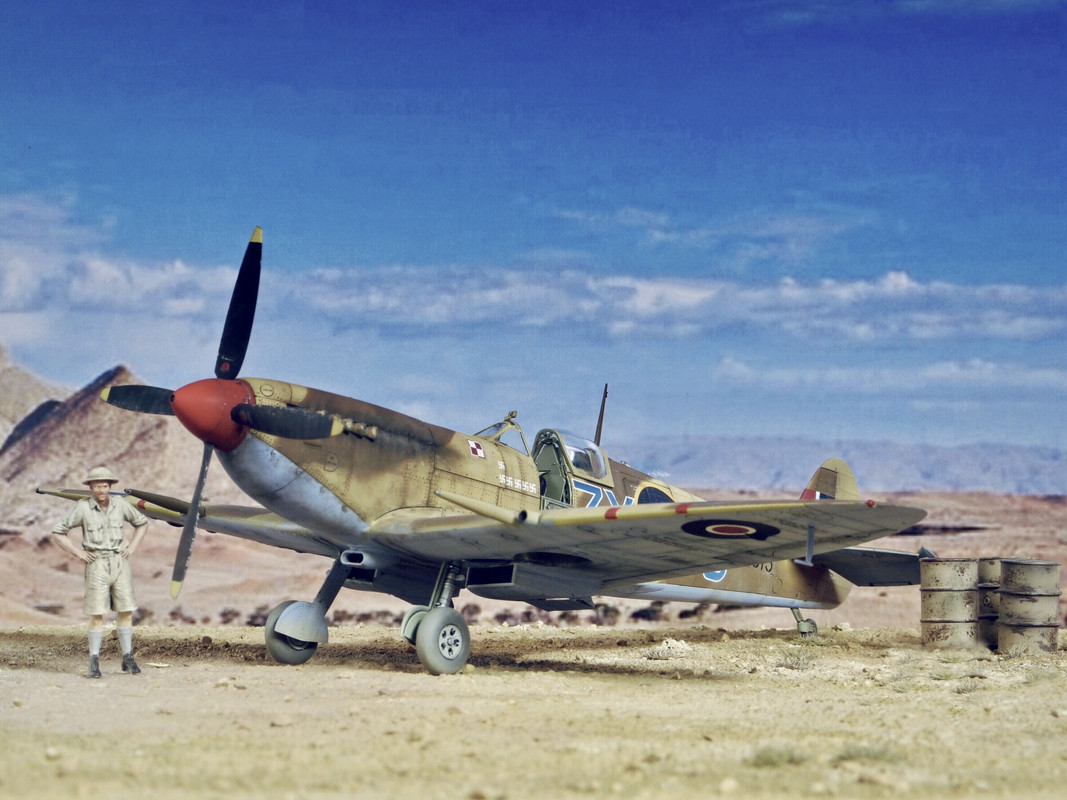 Spitfire Mk. IX c eduard 1/48 Desert Wind - Ready for Inspection ...