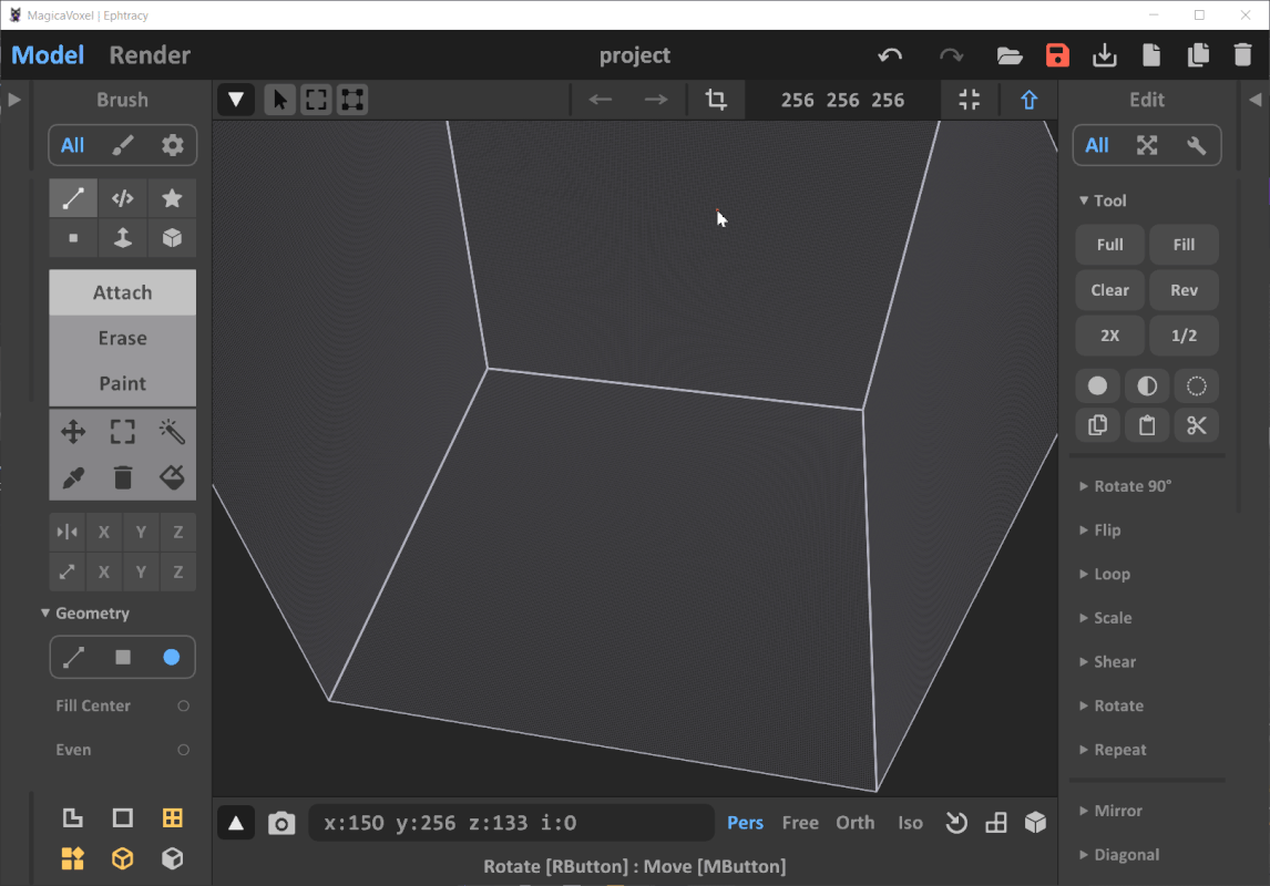 Is there a way to create a circle/square bigger than 64 voxels? : r ...