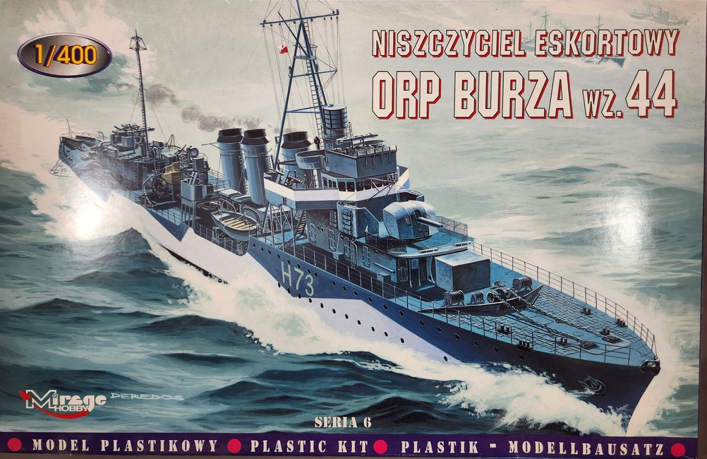 Mirage 1/400 ORP Burza, '44 fit - Work in Progress - Maritime ...