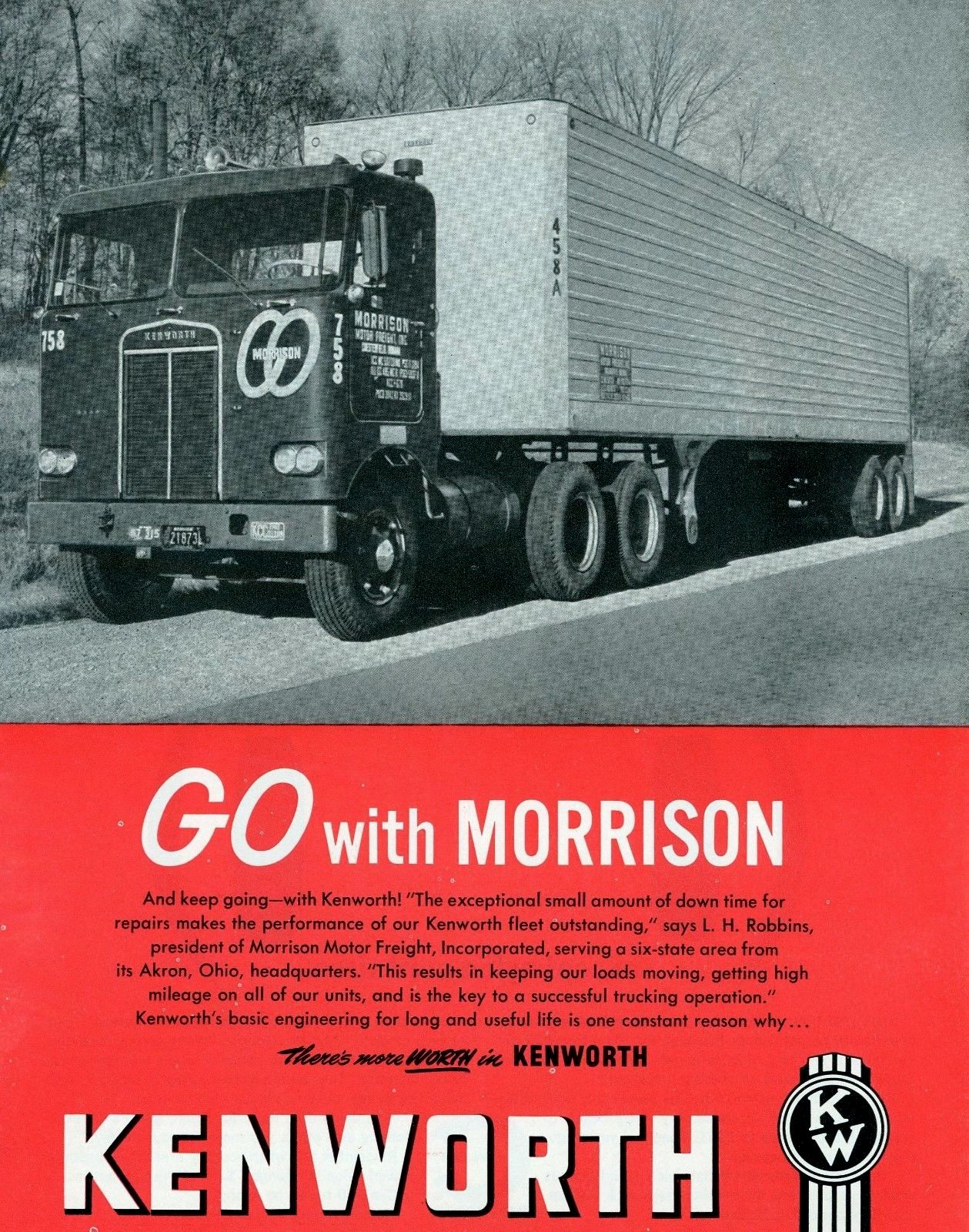 KW '63 GO with Morrison Motor Freight — Postimages