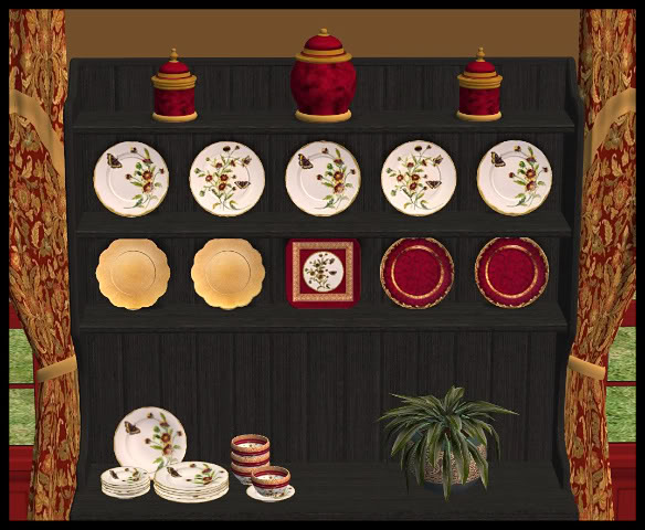 SDA Faustine Dishes- Indian Carpet Flower