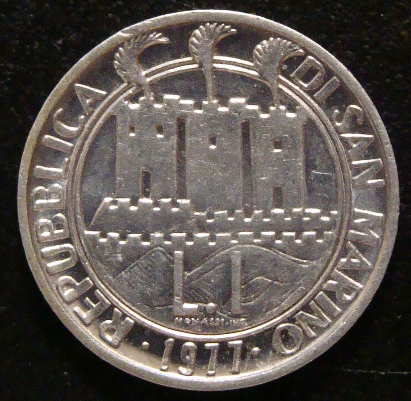 1 Lira. San Marino (1977)