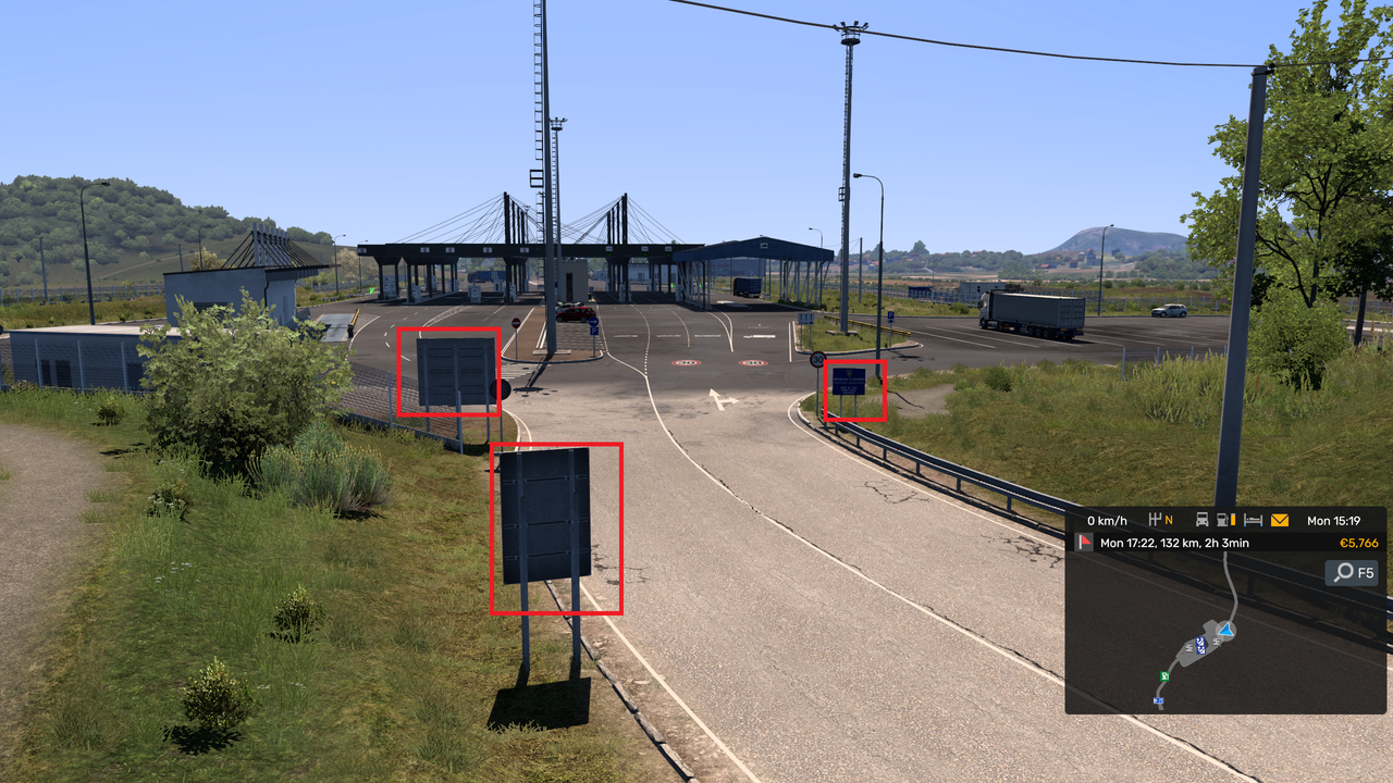 [Serbia] Merdare crossing signs that don't exist - SCS Software