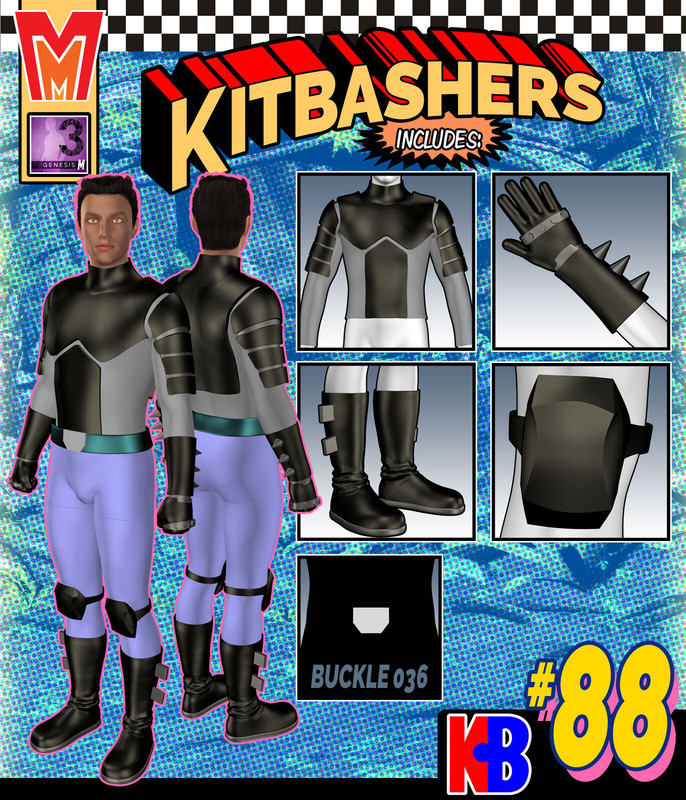 Kitbashers 088 MMG3M 2026 - Free Daz 3D Models