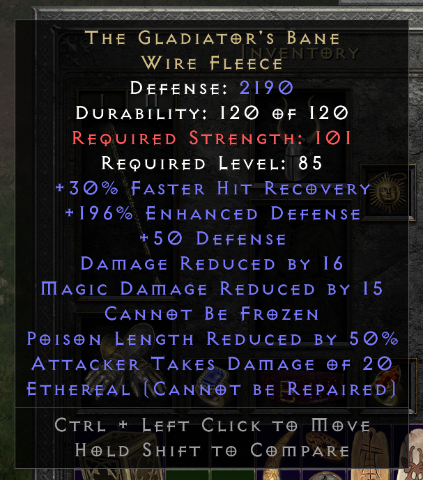 Ft: Eth 196 Gladiators Bane - Topic - d2jsp