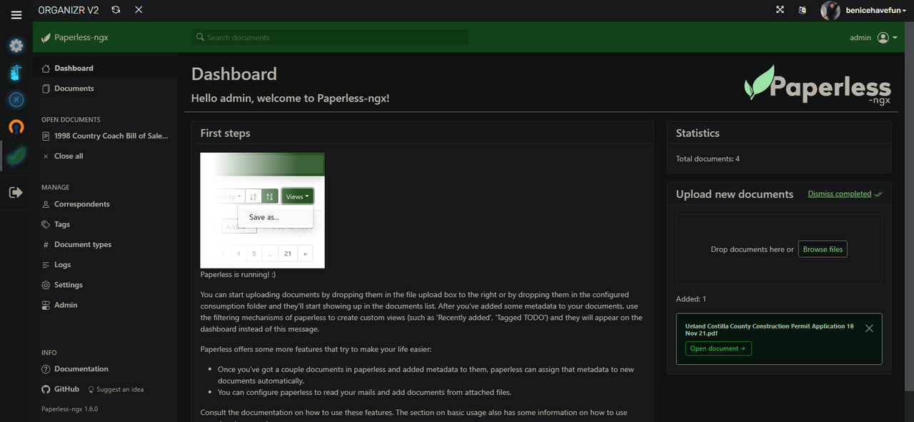 Announcing first release of Paperless-ngx, the community-supported ...
