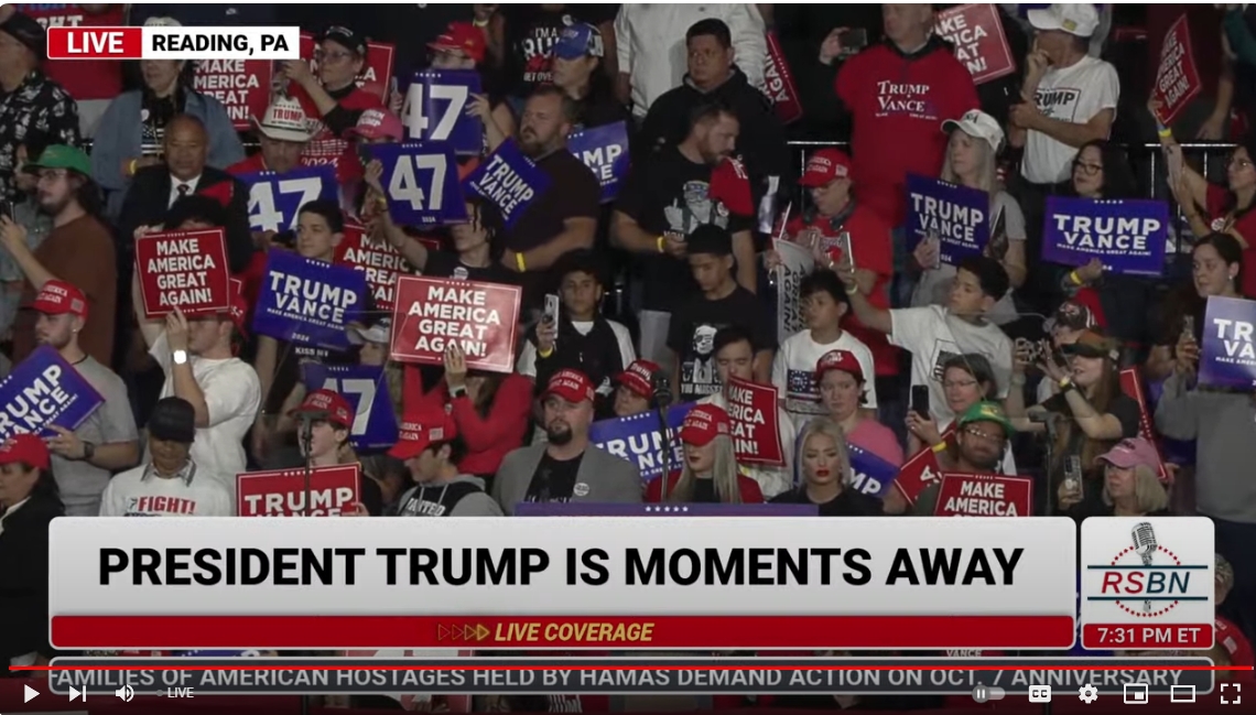 LIVE: President Trump Delivers Remarks in Scranton, PA – 10/9/24 3PM ...