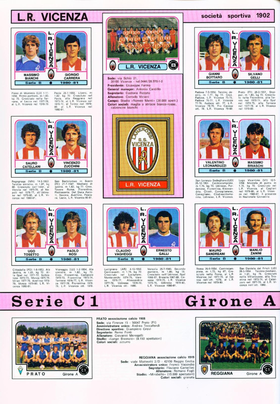 Calciatori 1980 1981 Panini 50 — Postimages
