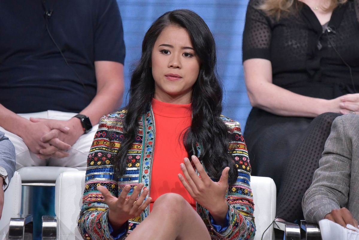 leah lewis at nancy drew panel at 2019 tca summer press tour in — Postimages