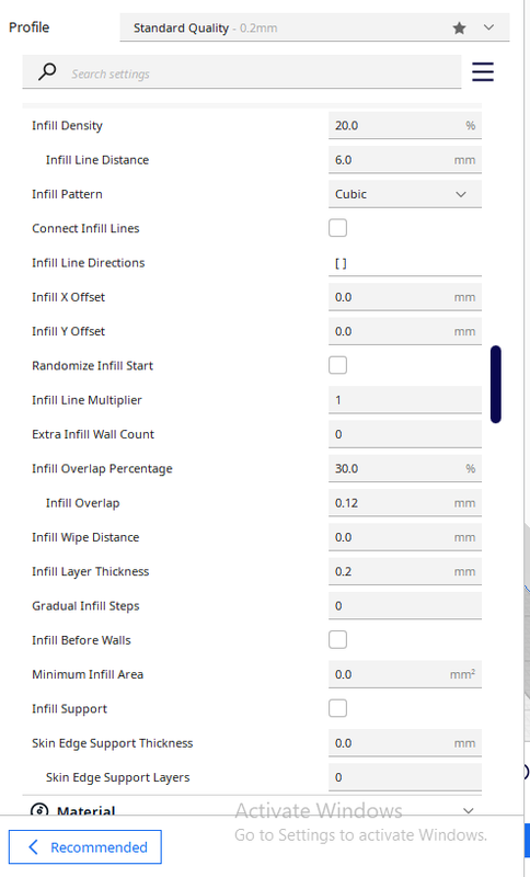 the infill layers have gaps between the layers,what option in S3D will ...