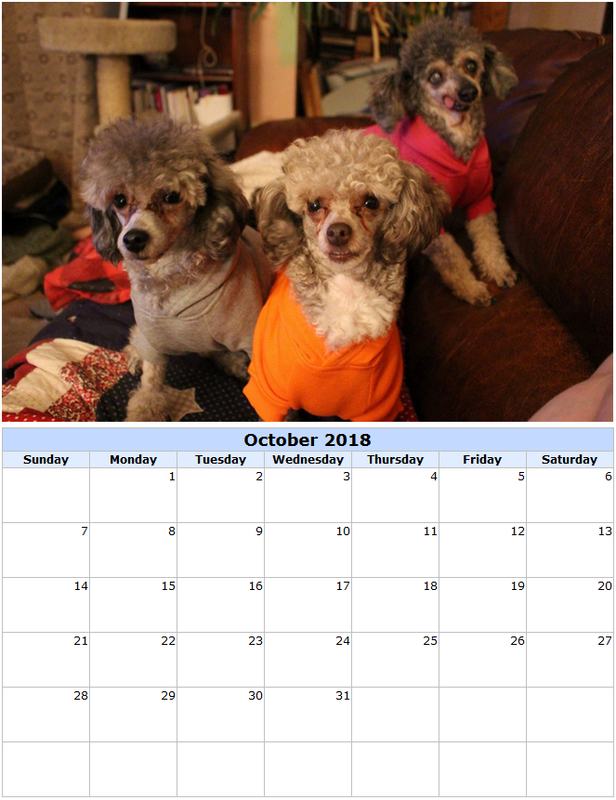 Gift Award for Twyla RIP Flower Oct 2018 Calendar — Postimages