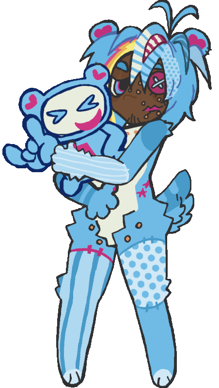 Experimental pagedoll comms on Toyhouse