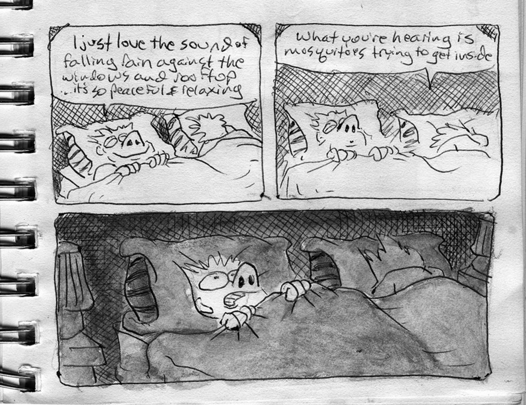 mosquito rain sktch web — Postimages