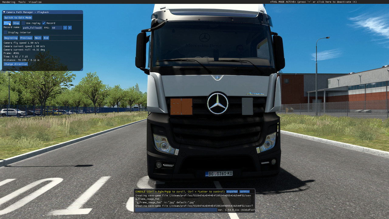 Camera Path Manager - SCS Software