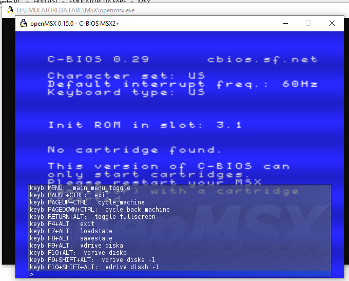 OpenMSX: some problems | MSX Resource Center (Page 1/2)