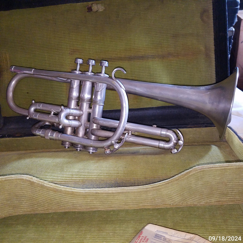 King 1941 Master cornet US military sn 263367 AFTER CLEANING (13 ...