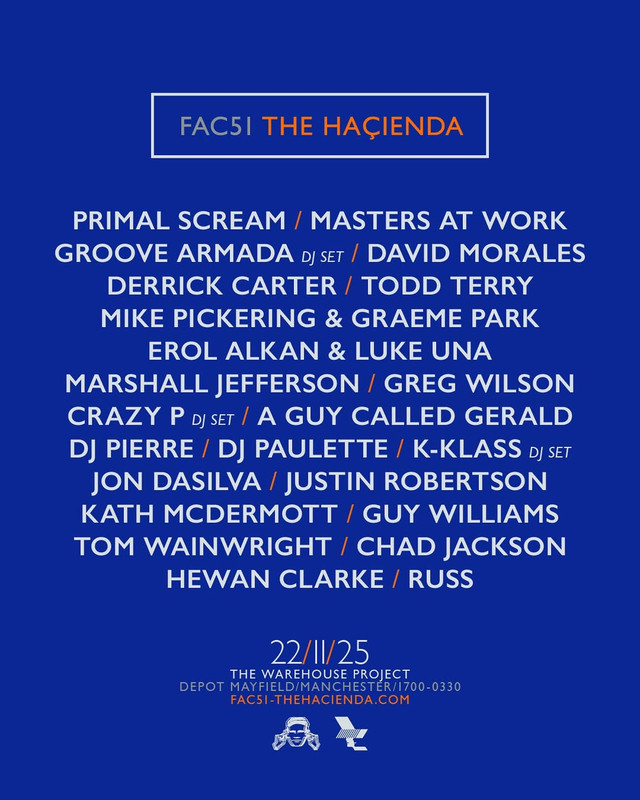 Full season of events for The Warehouse Project 2025 revealed | Skiddle