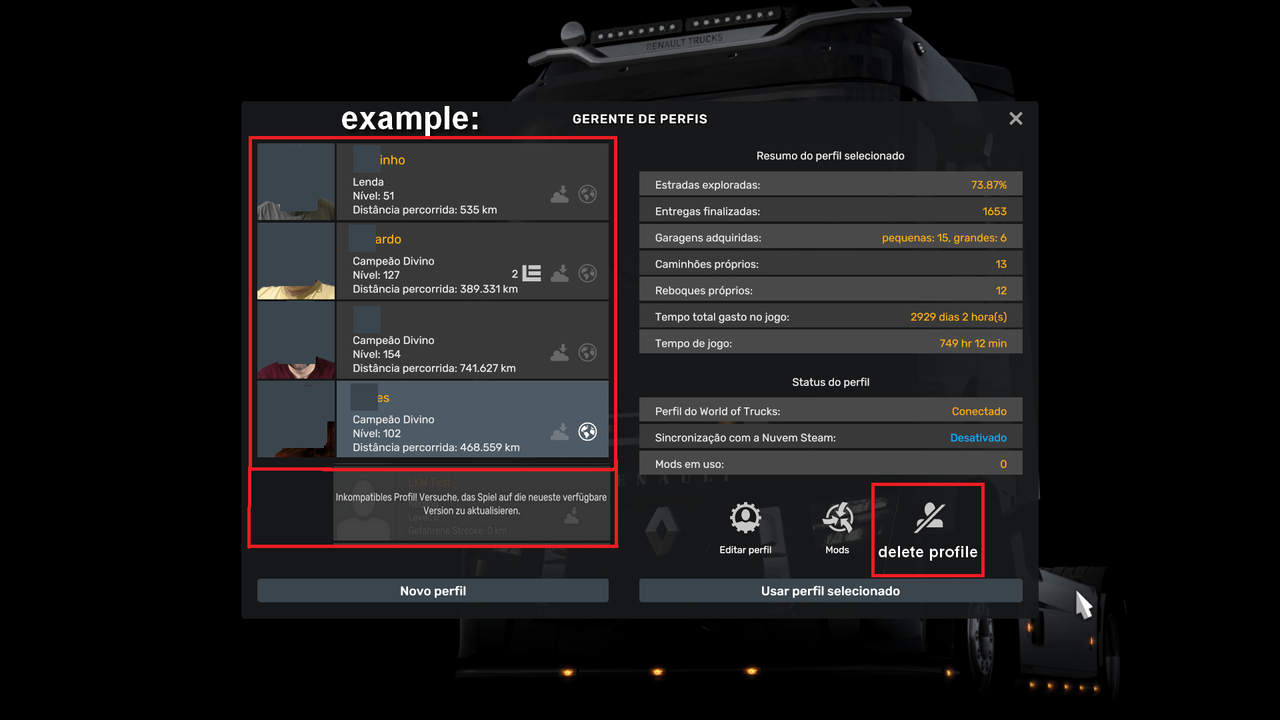 Problem with Profiles - SCS Software
