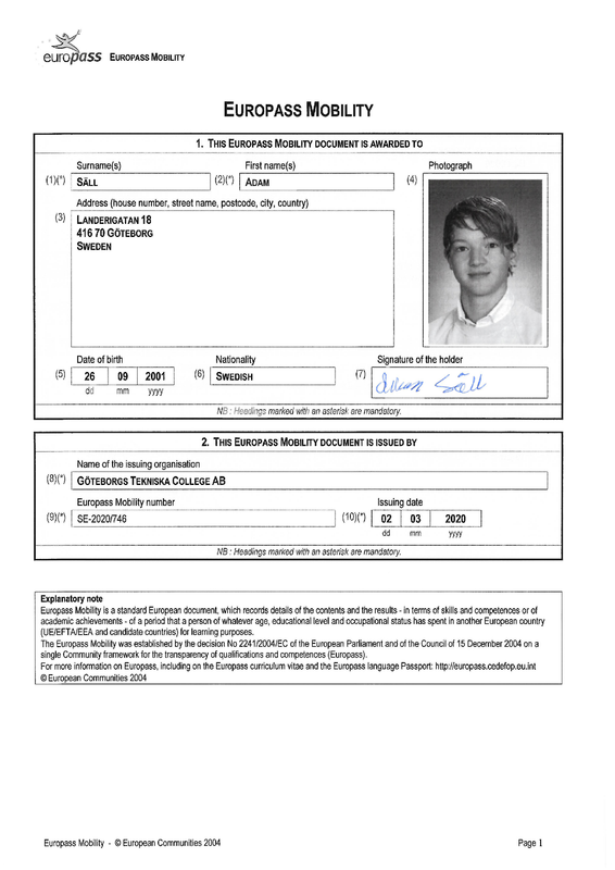 Adam Säll - M.Sc Student in Industrial Engineering & Management | LinkedIn