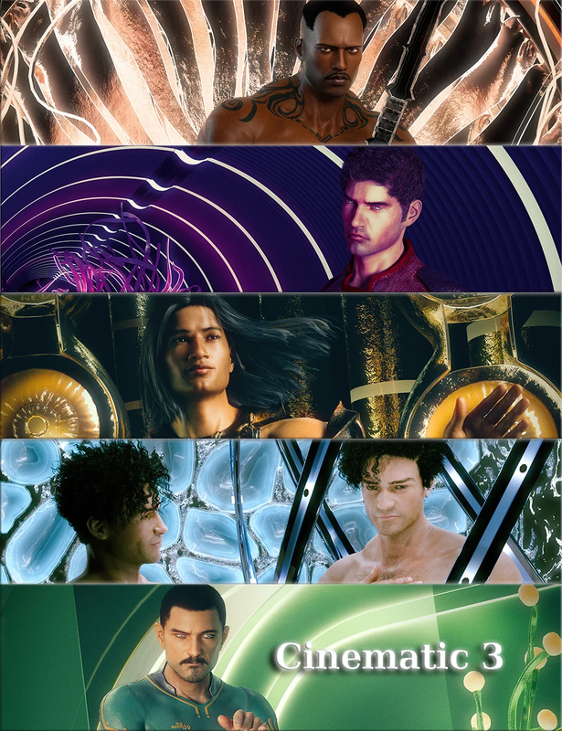 Jepes Cinematic 3 - Props And Poses For Michael8 2025 - Free Daz 3D Models