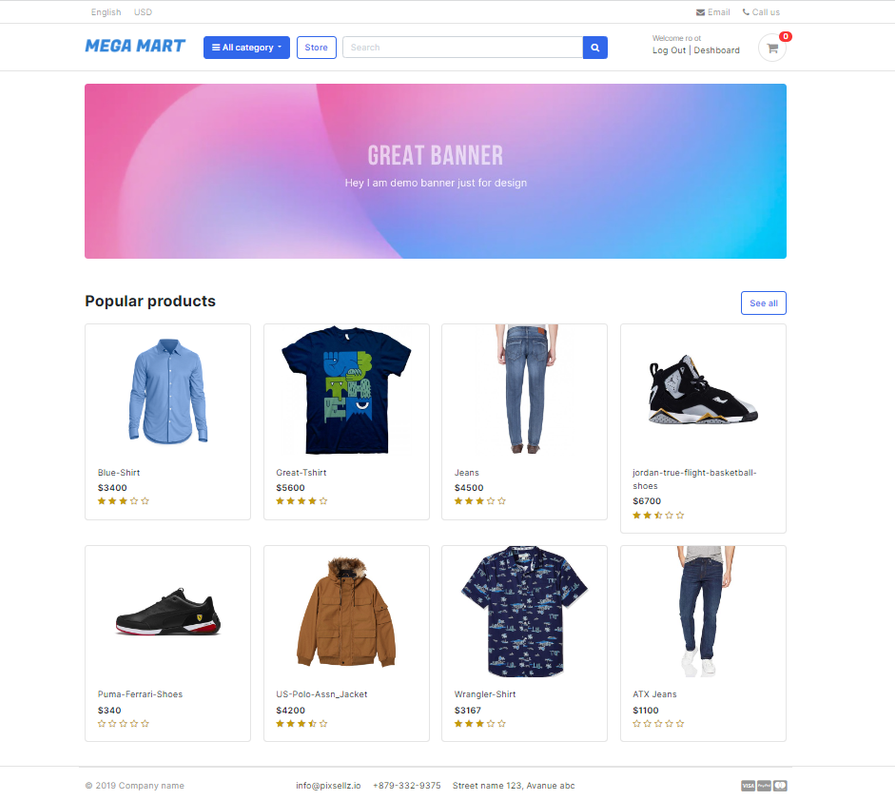 GitHub - coderrony/MEGA-MART: 🛒 Introducing Mega-Mart - Your One-Stop E-commerce Solution! I am ...