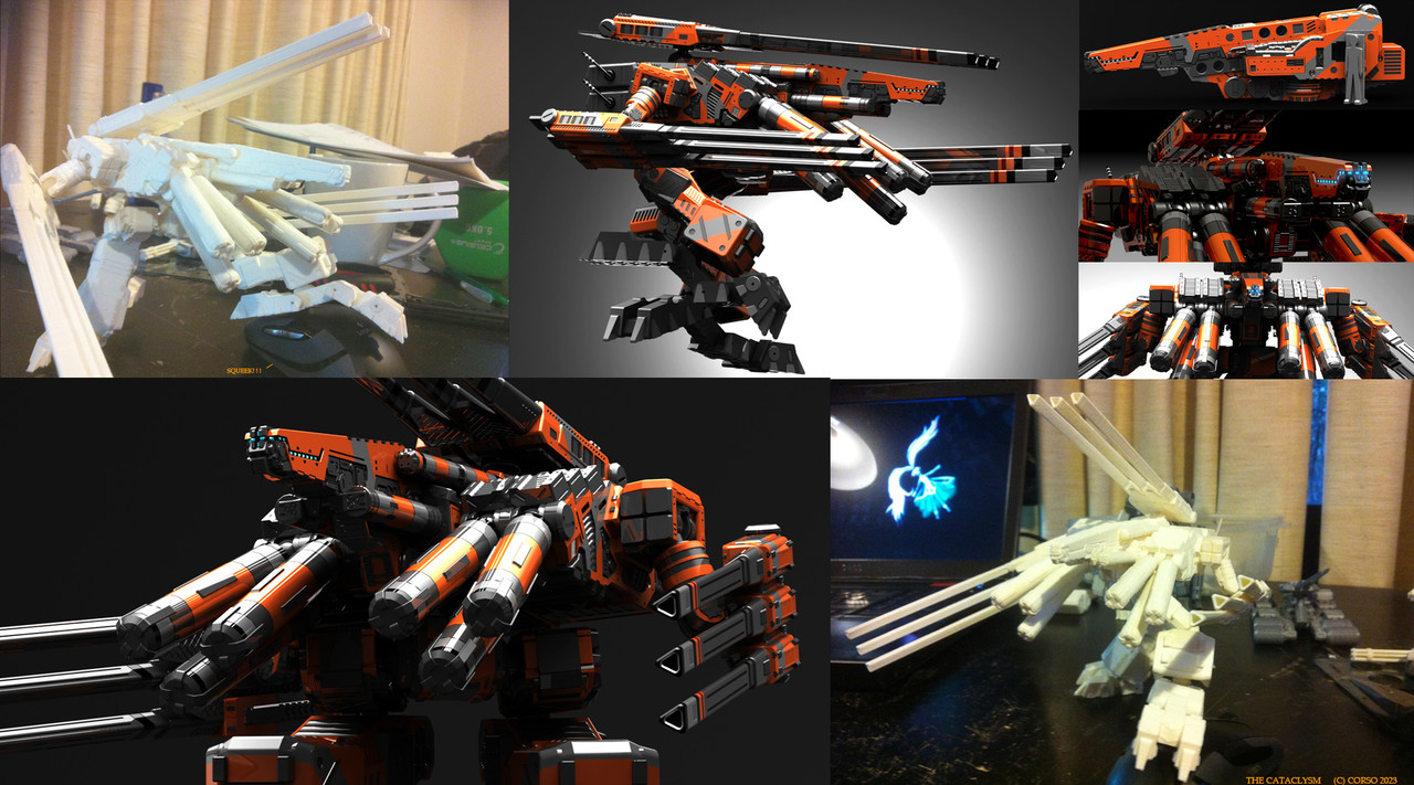 Cataclysm Mech, just an oldie from the UM2. Full articulation and ...
