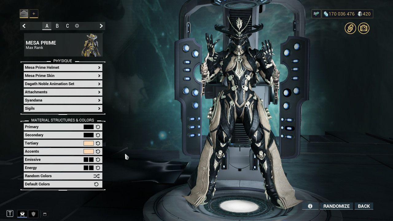 Mesa Prime and Eclipse visual Bug - General - Warframe Forums