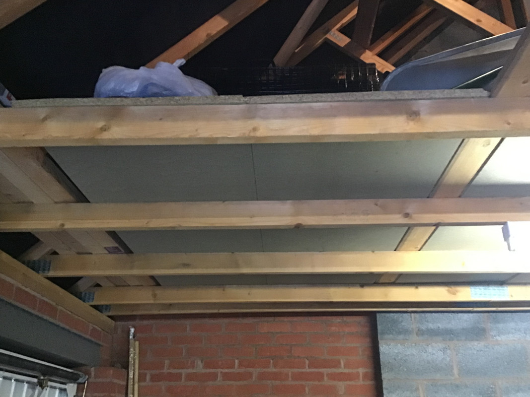 Increasing garage ceiling height by changing trusses | Screwfix ...