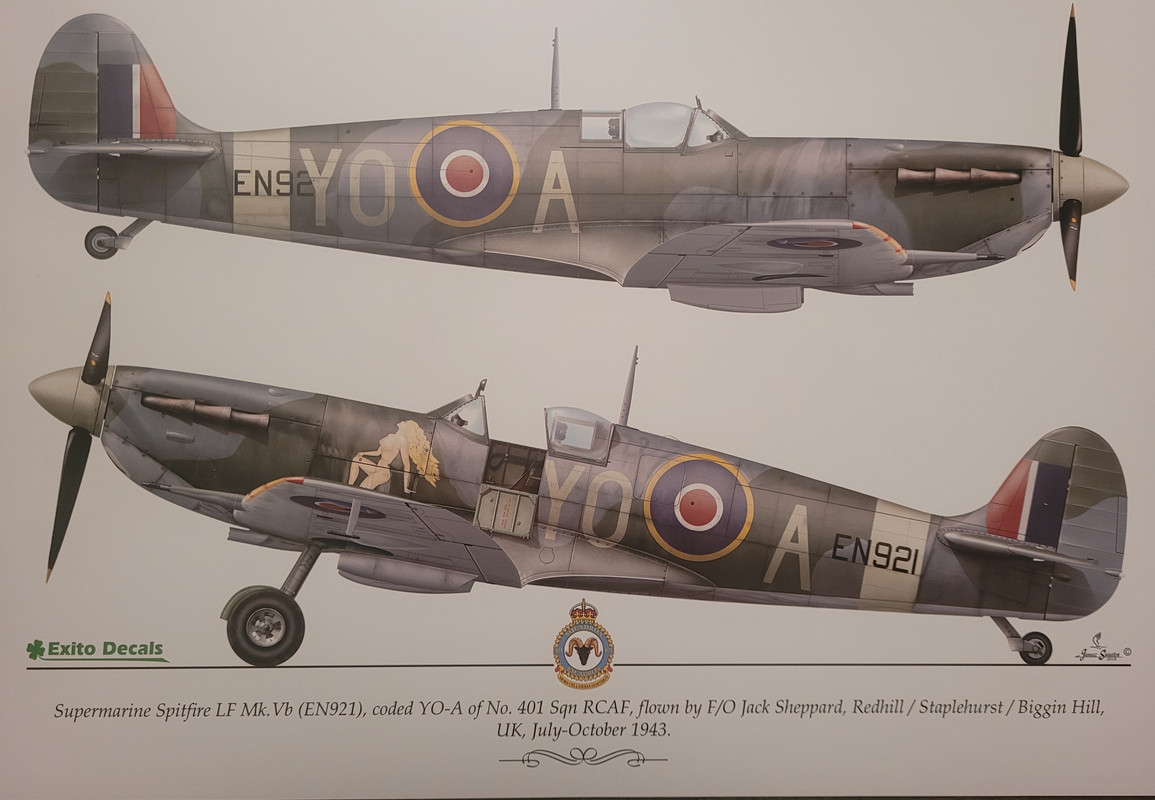 1/32 Kotare conversion; Supermarine Spitfire LF Mk.Vb YO-A 401 Sqn RCAF ...