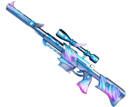 pink & blue mermaid sniper sniper - MVSD Item value - 123Demands