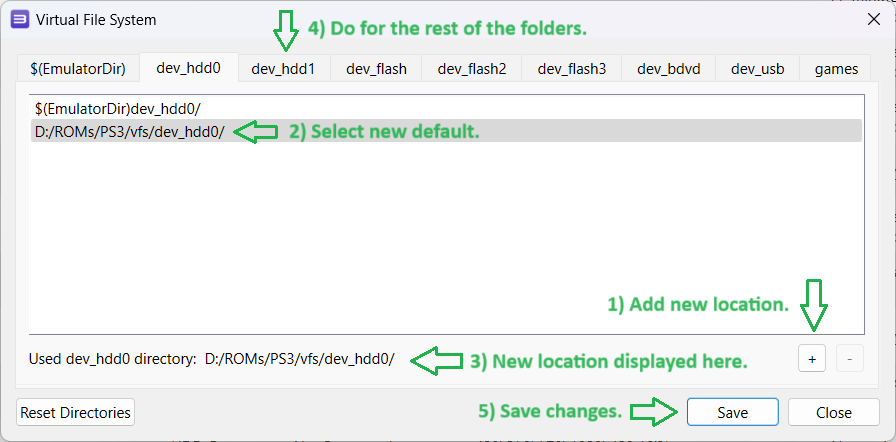 Move dev_hdd0/1 Directories