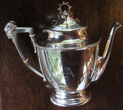 Images embedded I hope: B&R mark on an American silverplate teapot ...