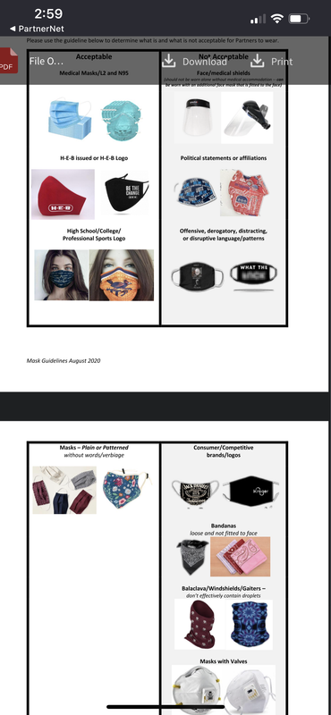 Regarding Mask Policy : r/HEB