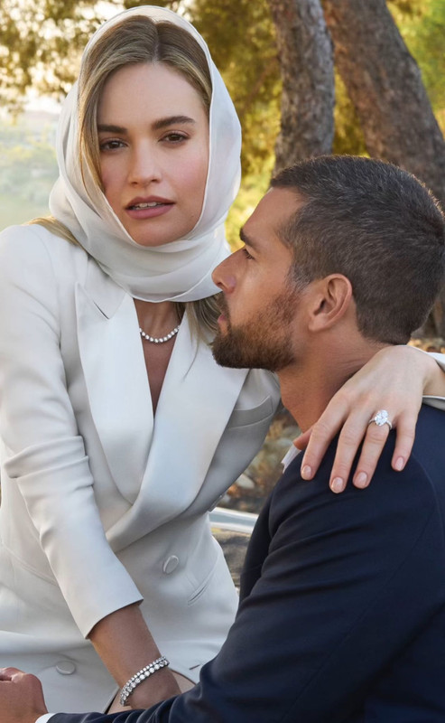 lily james shines in only natural diamonds campaign 2025 1 — Postimages