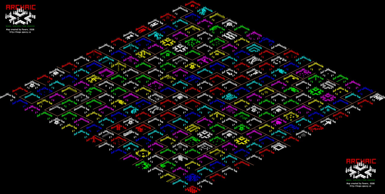 archaic map with connections — Postimages