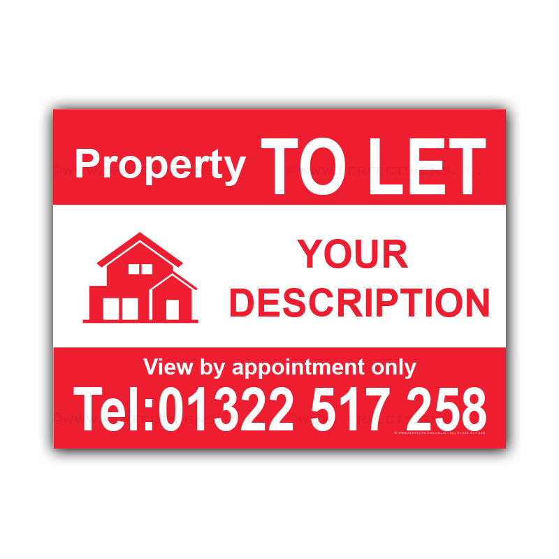 Property To Let Correx Sign Boards Estate Agent House Custom SignsX2 ...