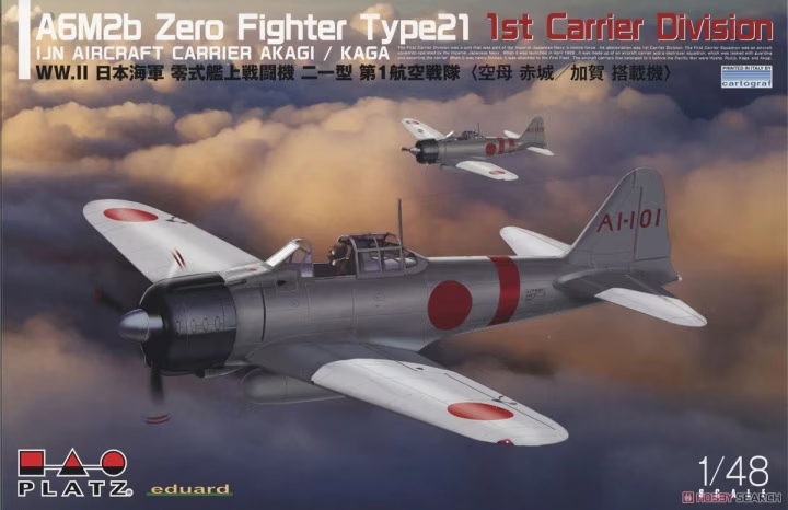 1/48 - Mitsubishi A6M "Zero" family & Nakajima A6M2-N "Rufe" by Eduard ...