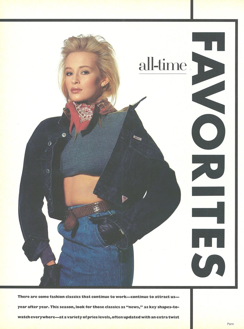 "All Time Favorites" Vogue US February 1987 | Lipstick Alley