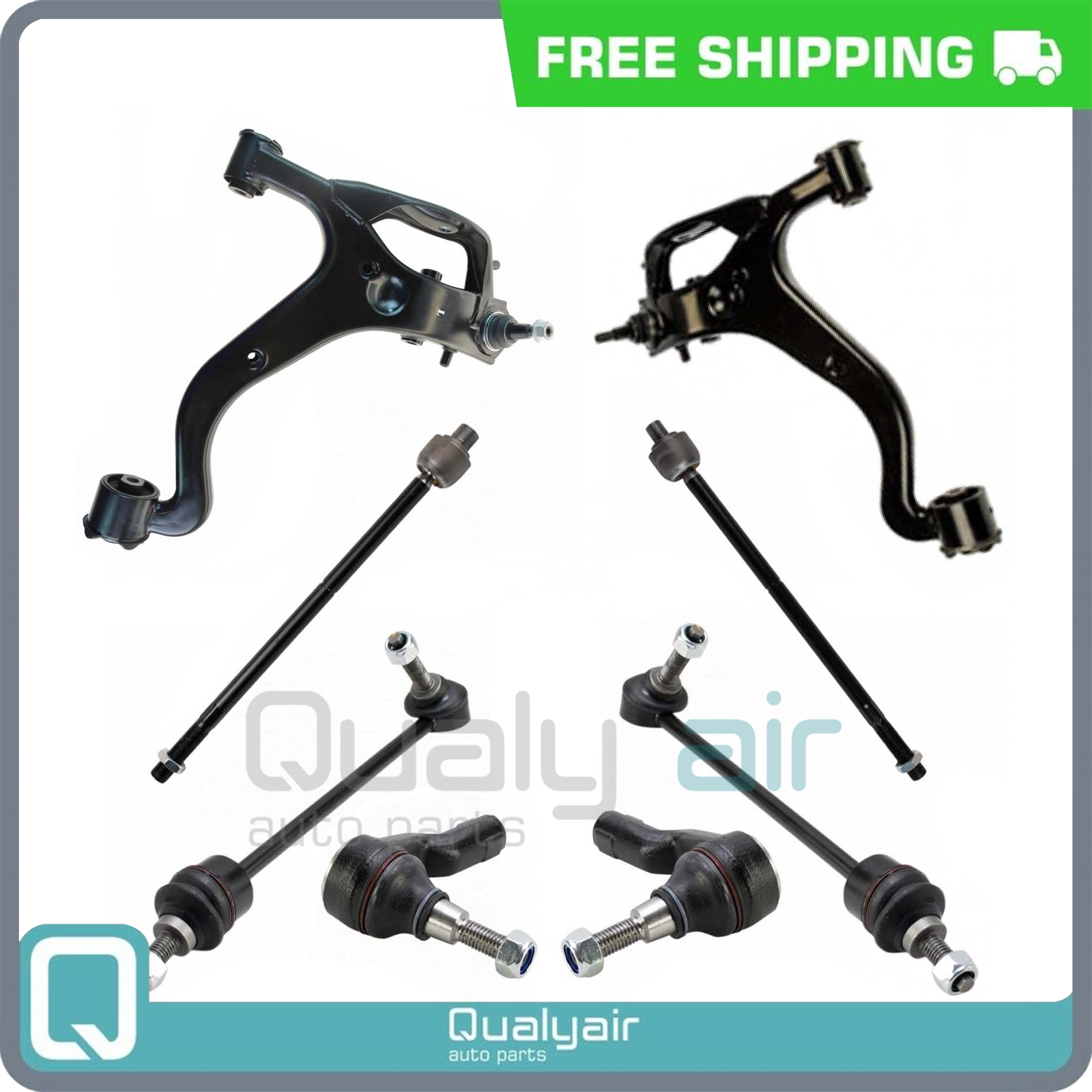 Front Control Arm & Suspension Kit for Land Rover LR3 2005-2009 - 8pcs ...