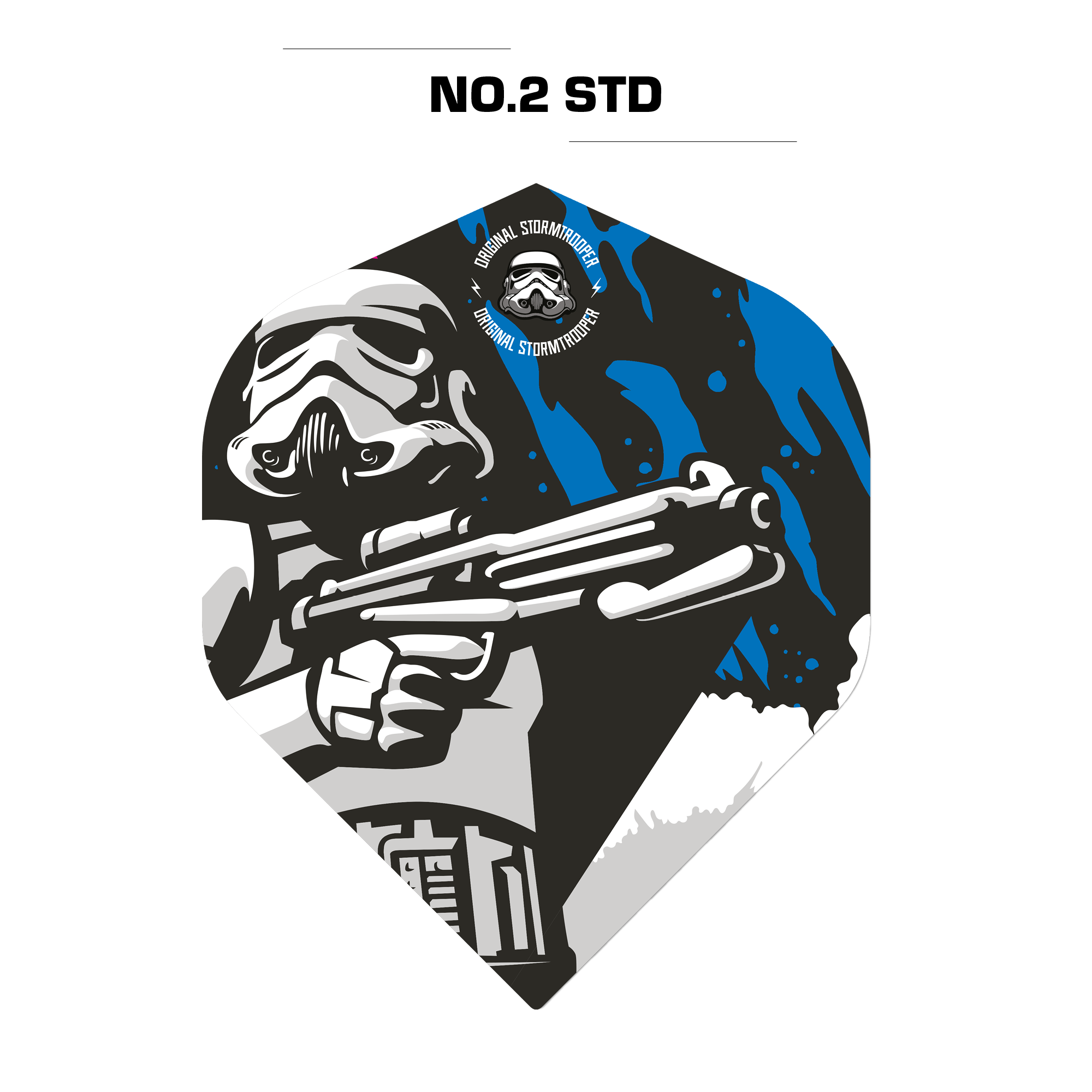 F4154 Original Storm Trooper Dart Flights 100 Micron No2 Std Storm ...