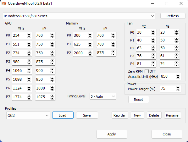 Overclock em uma RX 550 | Fórum Adrenaline - Um dos maiores e mais ...