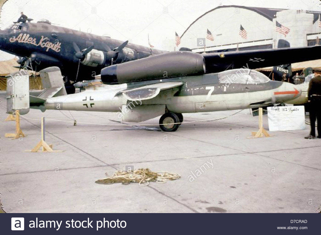 heinkel he162 wright field 1946 victory display — Postimages