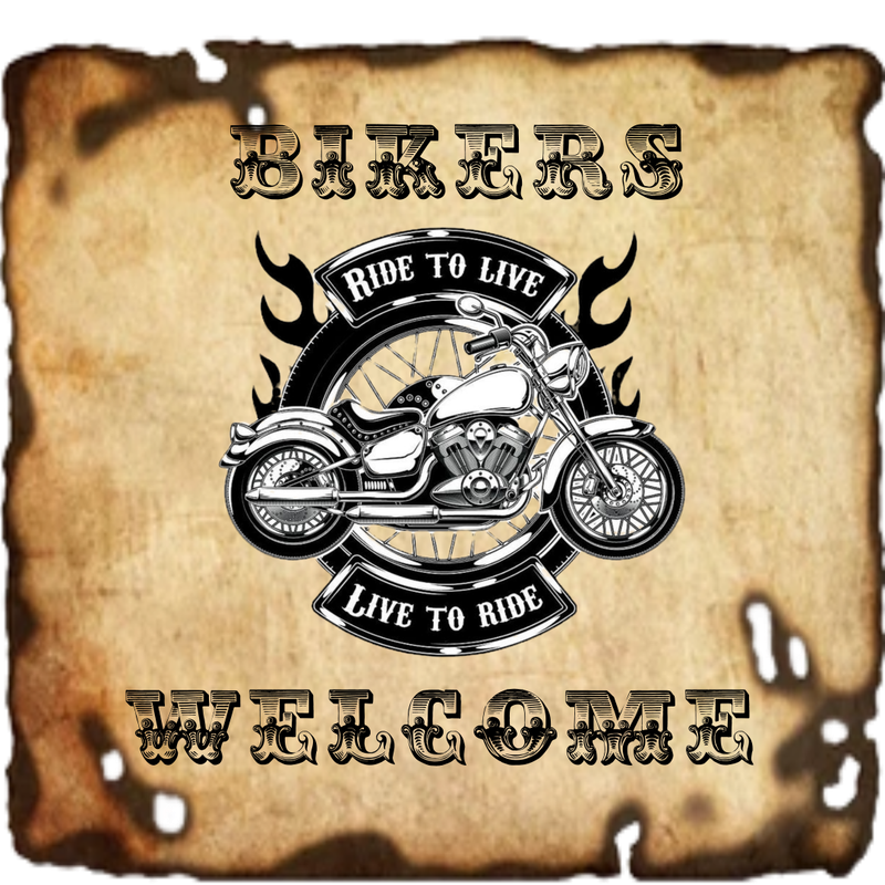 biker welcome — Postimages