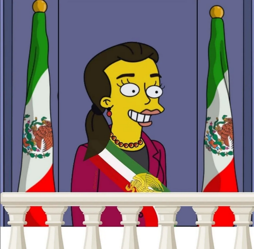 Los Simpson Predicen Que Claudia Sheinbaum Será Presidenta De México